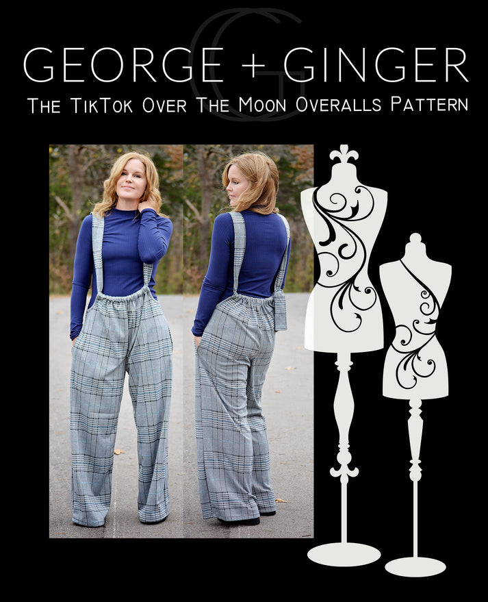 The TikTok Over the Moon Overalls PDF Sewing Pattern – George And ...