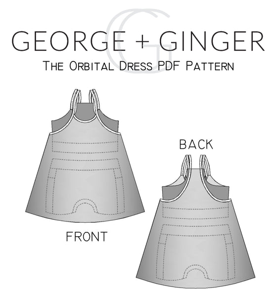 The Orbital Dress PDF Sewing Pattern – George And Ginger Patterns