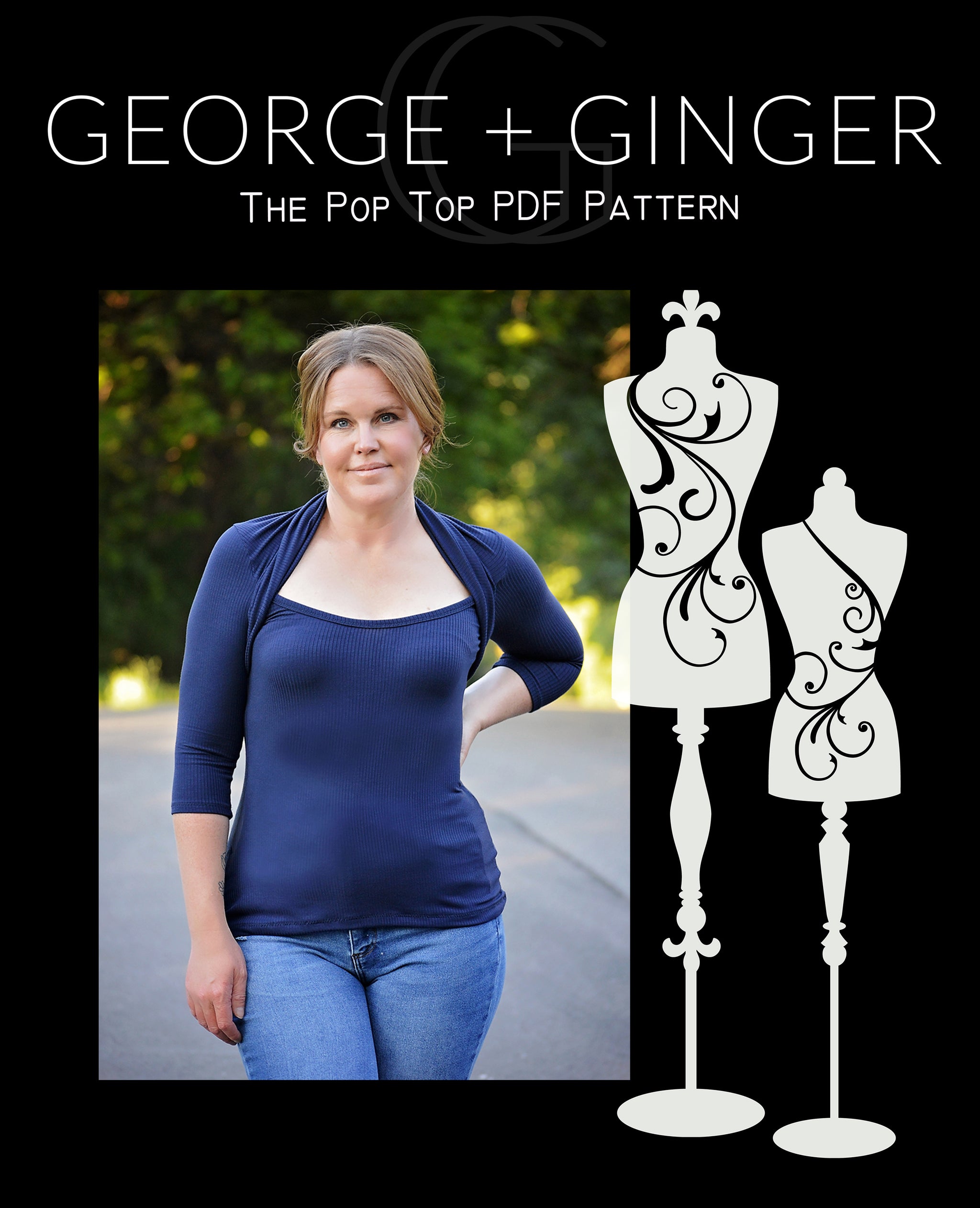 The Pop Top PDF Sewing Pattern – George And Ginger Patterns