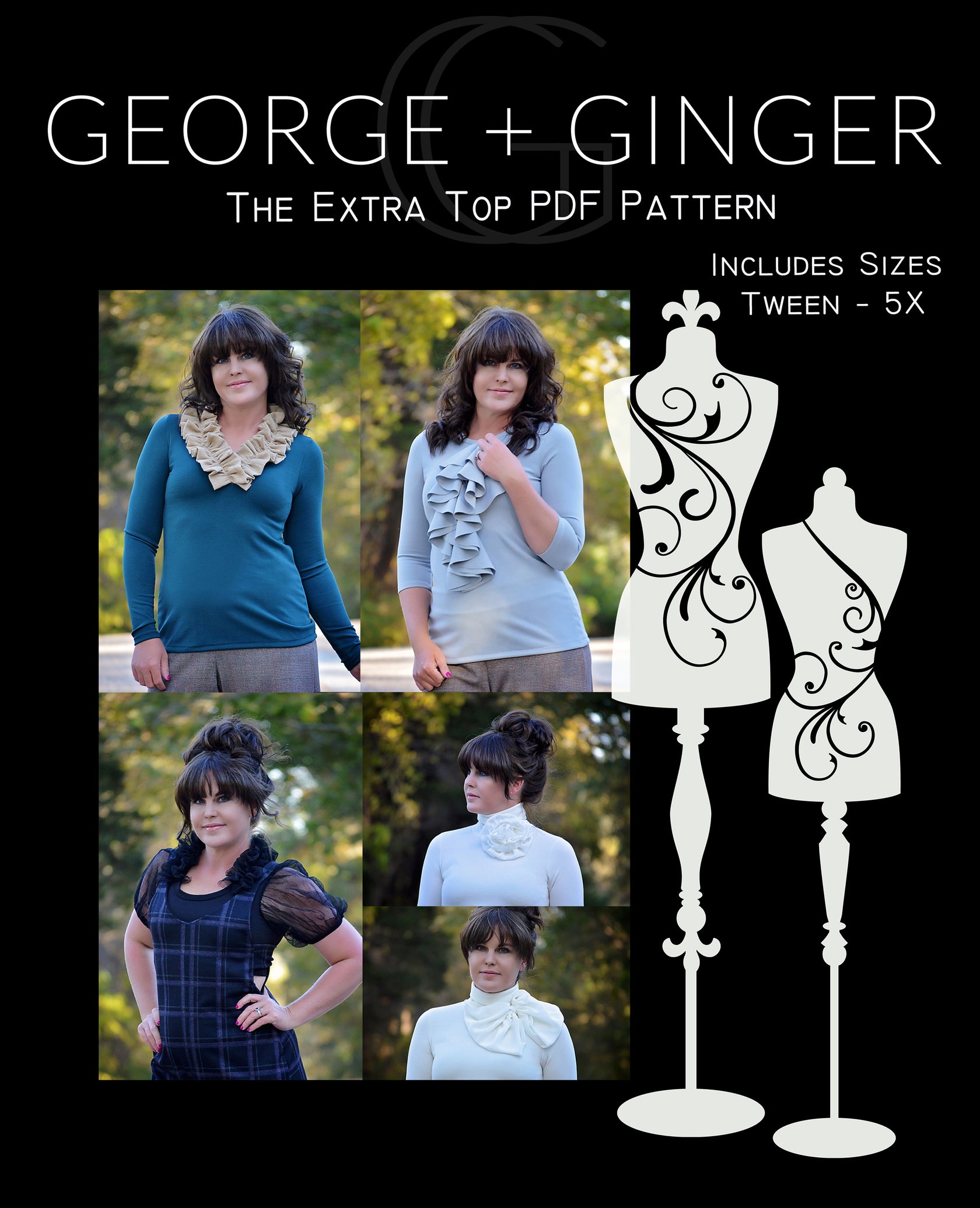 The Extra Top PDF Sewing Pattern – George And Ginger Patterns