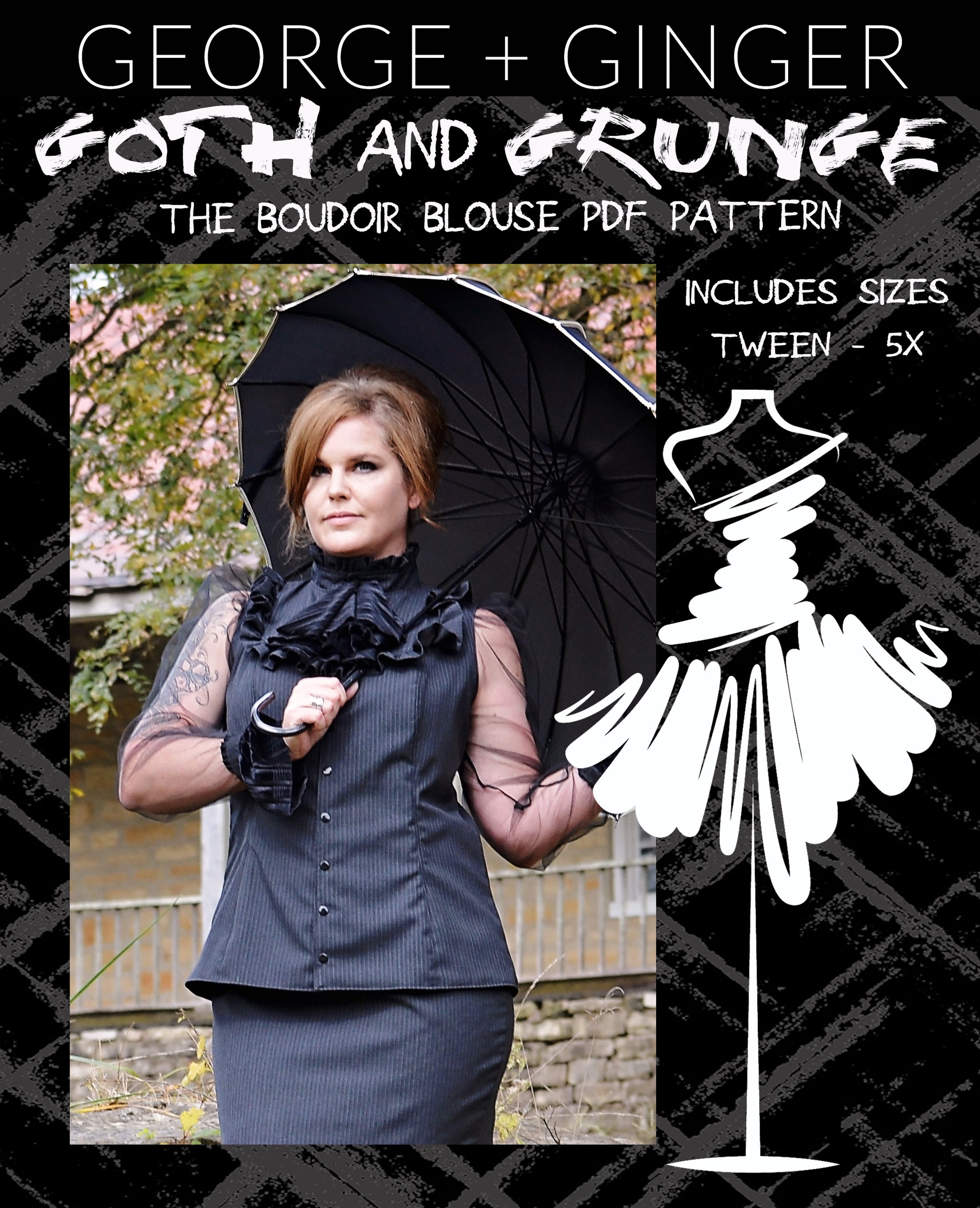Goth Starter Pack Collection PDF Sewing Pattern – George And Ginger ...