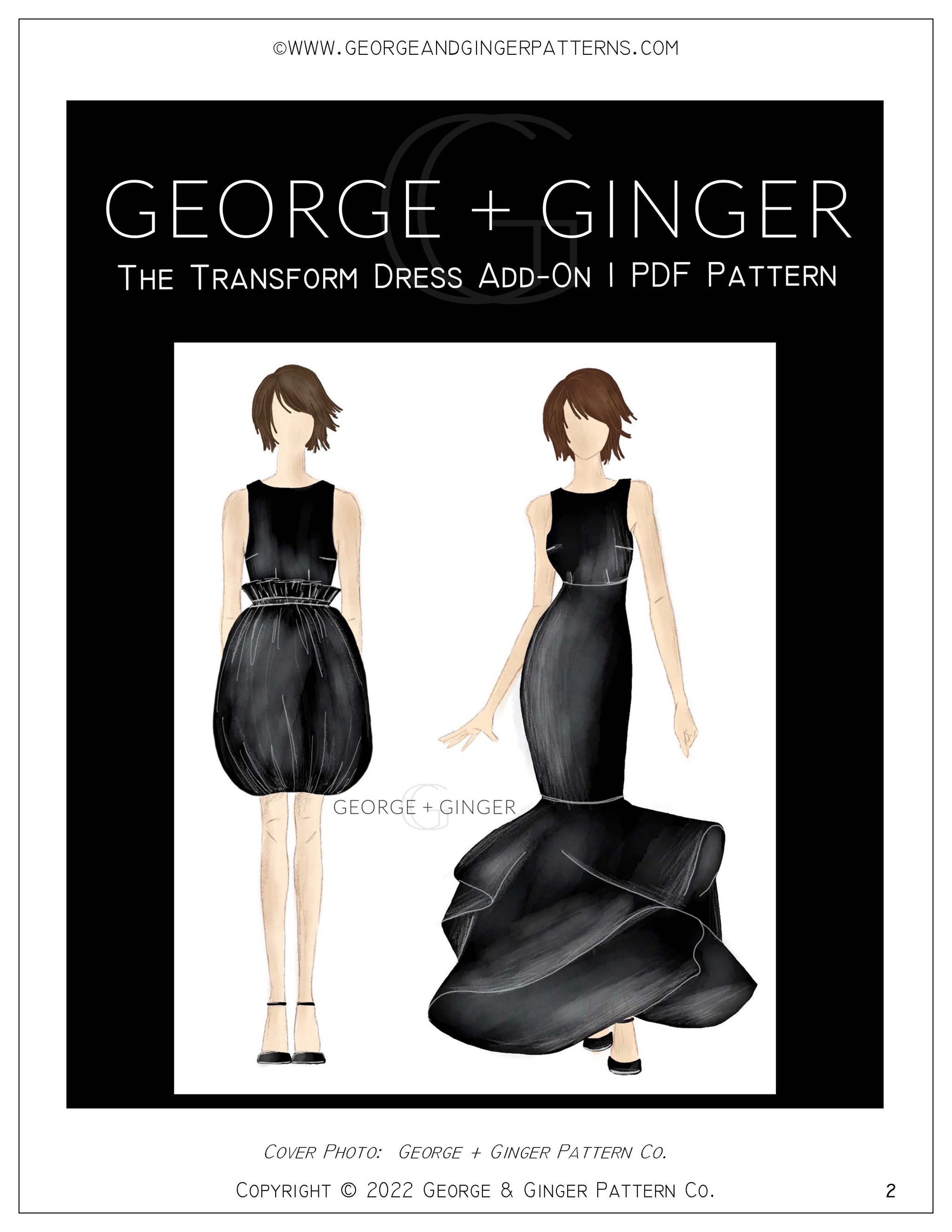 The Transformation Collection PDF Sewing Pattern – George And Ginger ...
