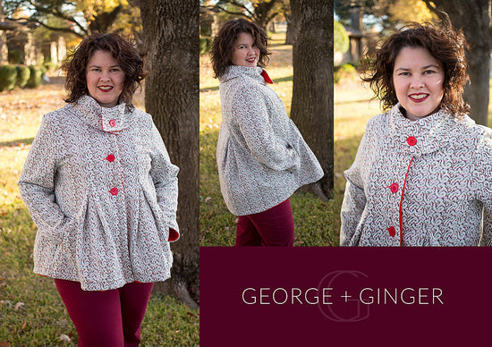 The Cold Snap Coat PDF Sewing Pattern – George And Ginger Patterns