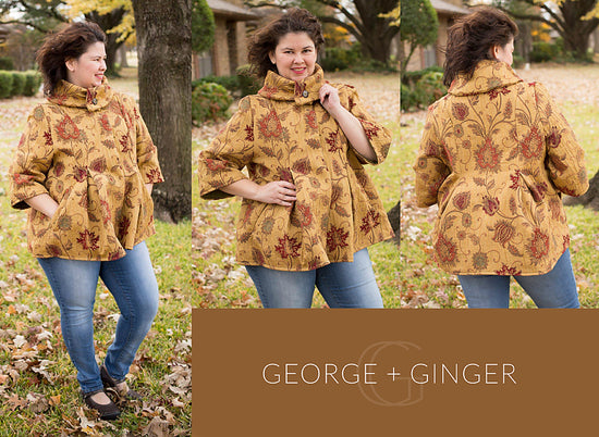 The Cold Snap Coat PDF Sewing Pattern – George And Ginger Patterns