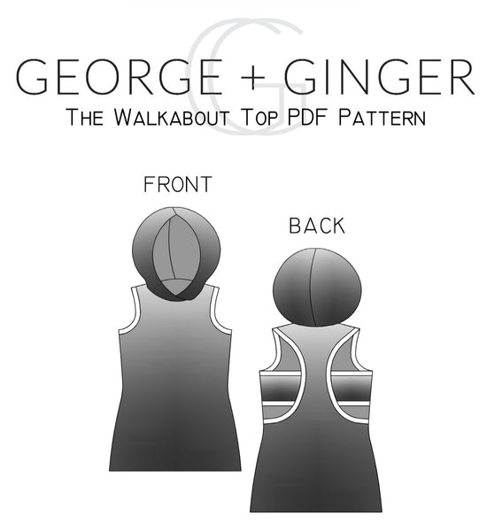 The Walk Around Top PDF Sewing Pattern – George And Ginger Patterns