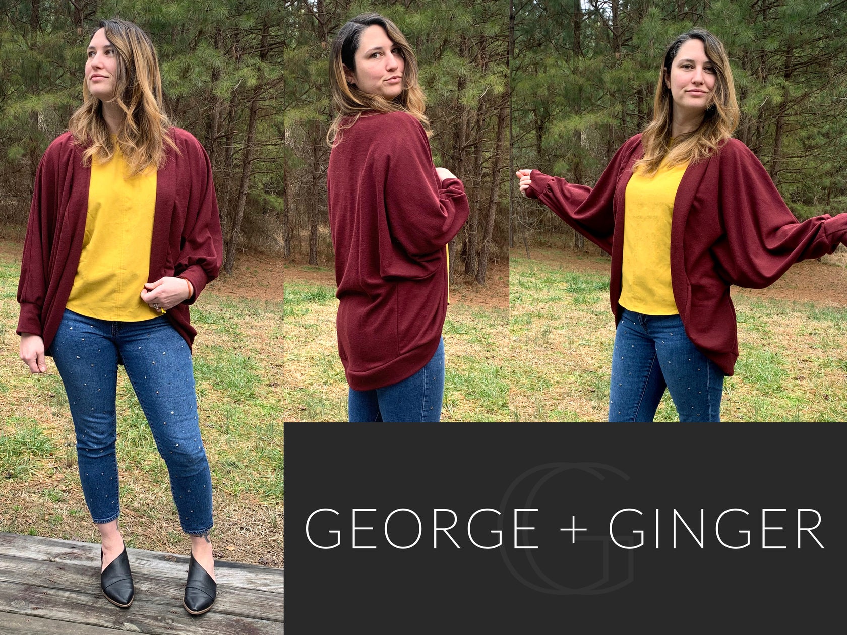The BatWing Tunic and Cardigan PDF Sewing Pattern – George And Ginger ...