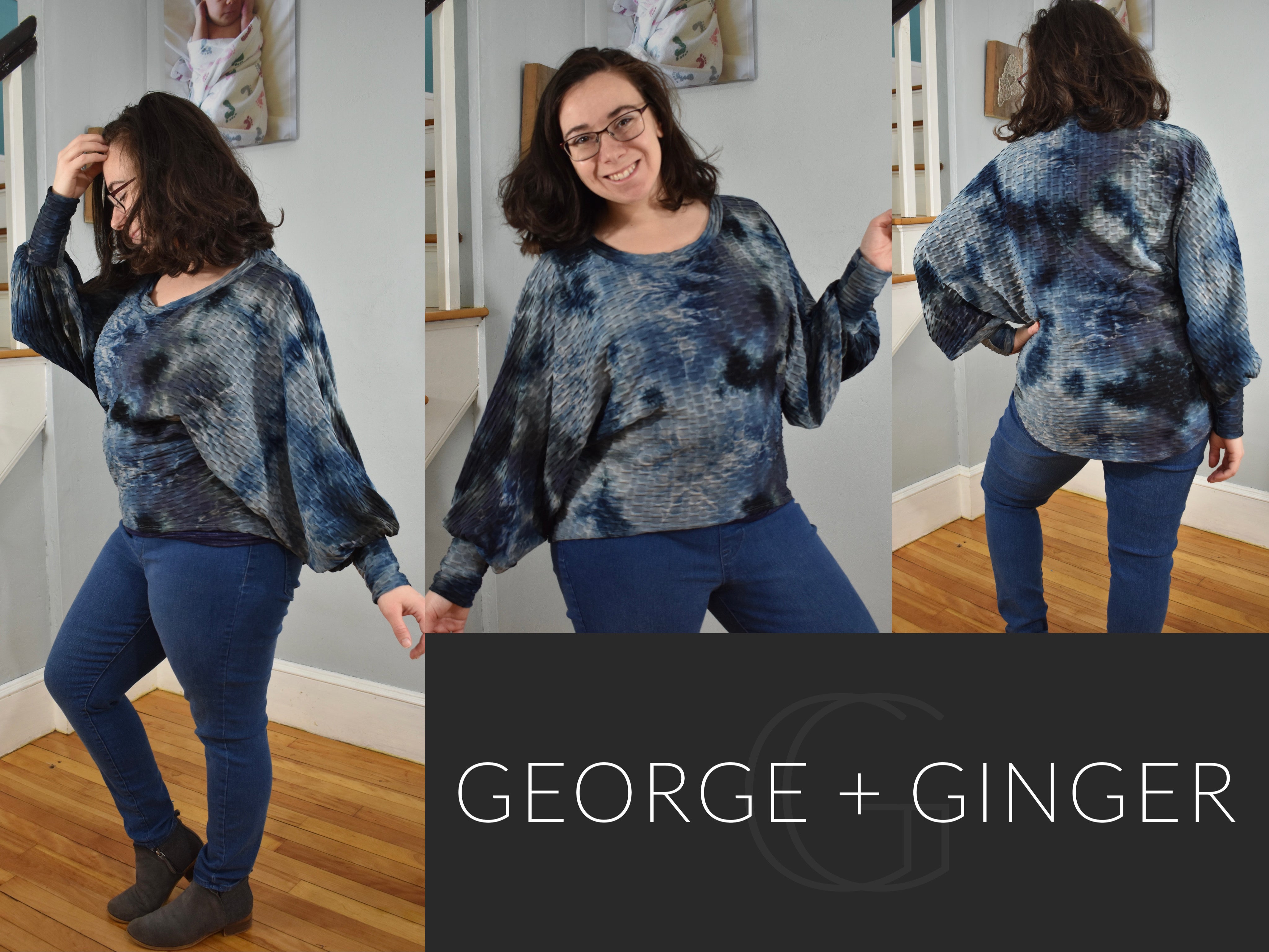 The BatWing Tunic and Cardigan PDF Sewing Pattern – George And Ginger ...