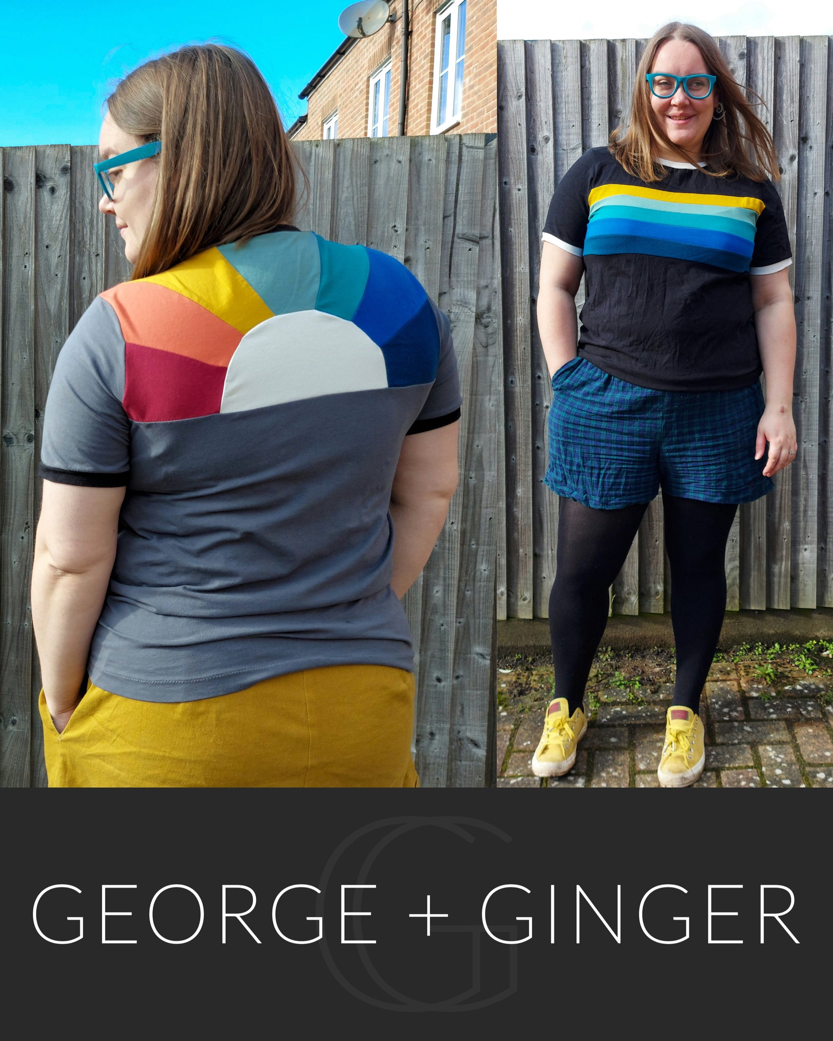 The Throwback Tee PDF Sewing Pattern – George And Ginger Patterns