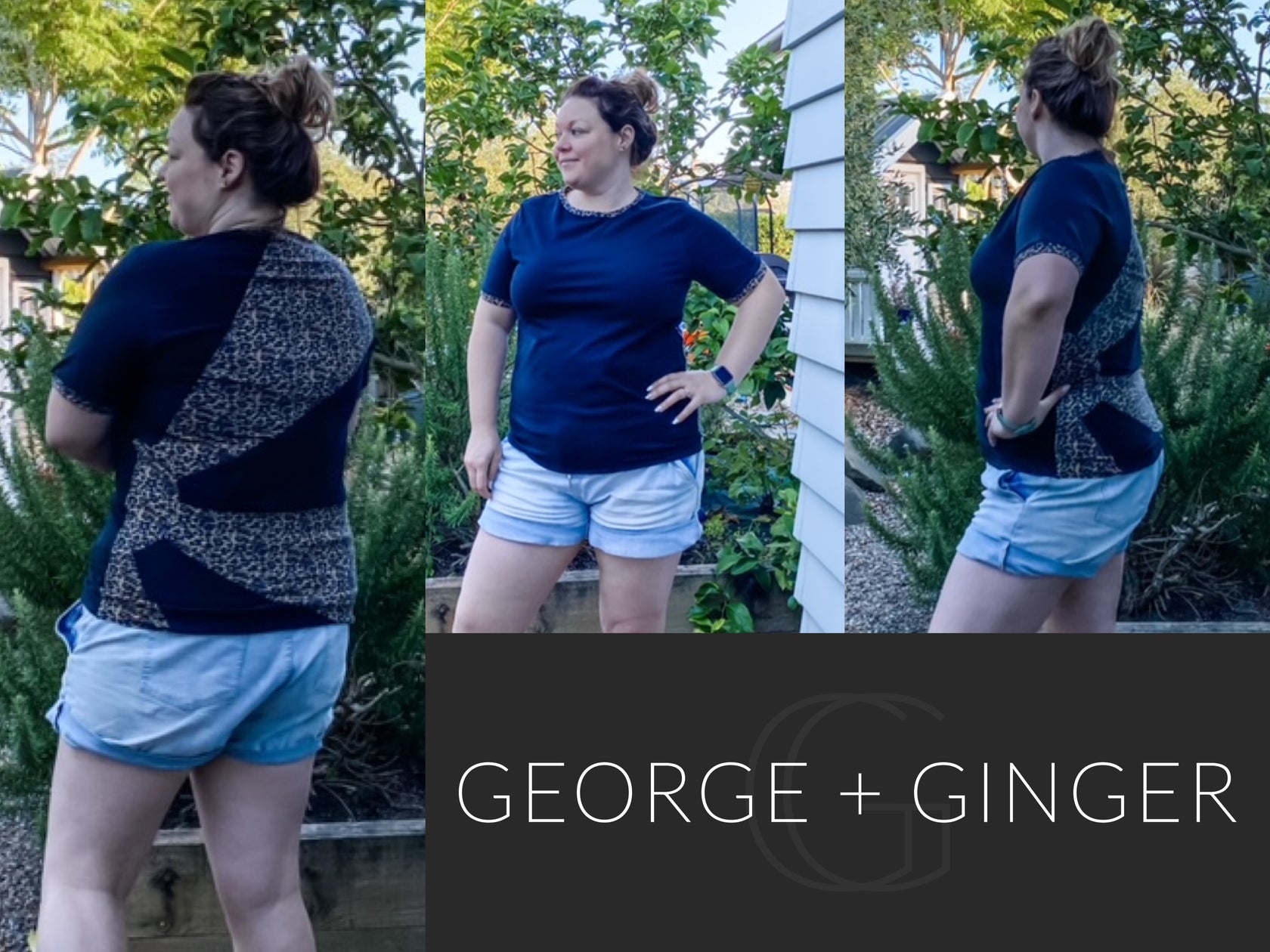 The Throwback Tee PDF Sewing Pattern – George And Ginger Patterns