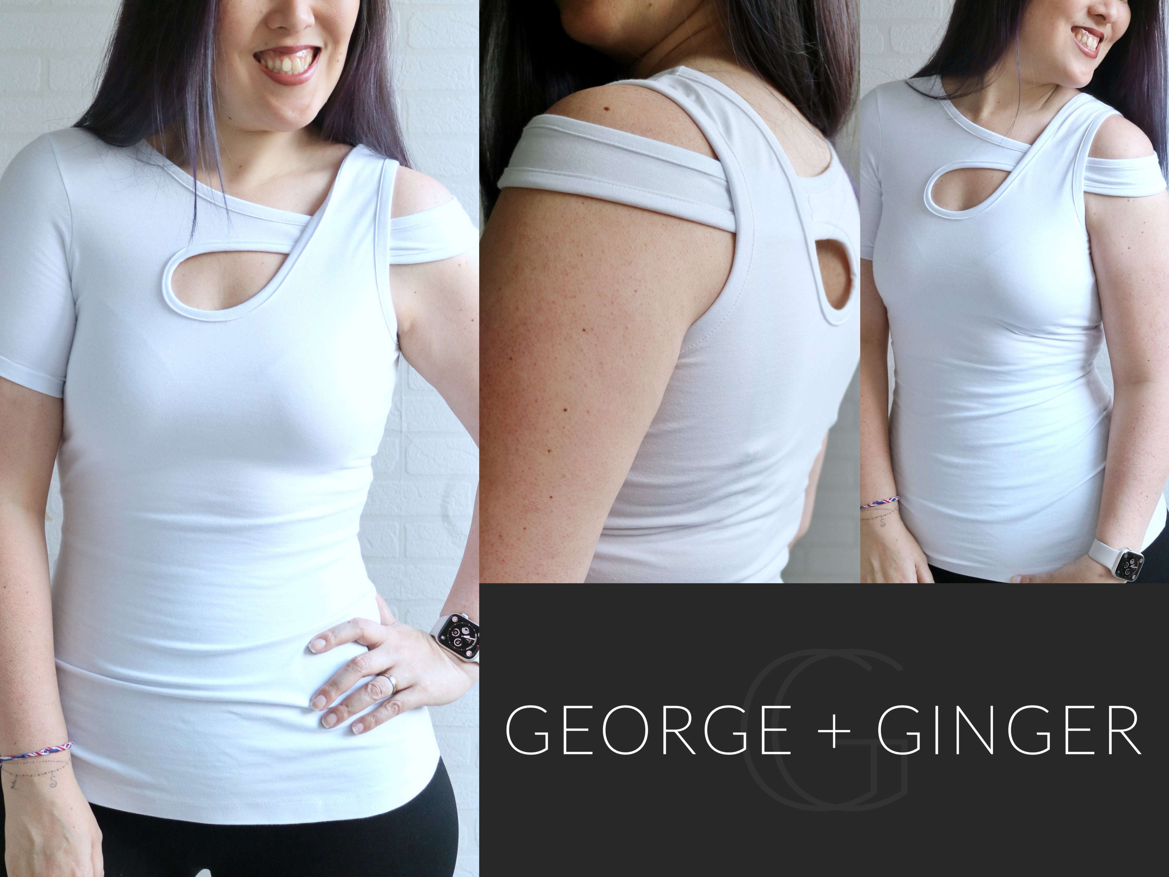 The Crossover Top PDF Sewing Pattern – George And Ginger Patterns