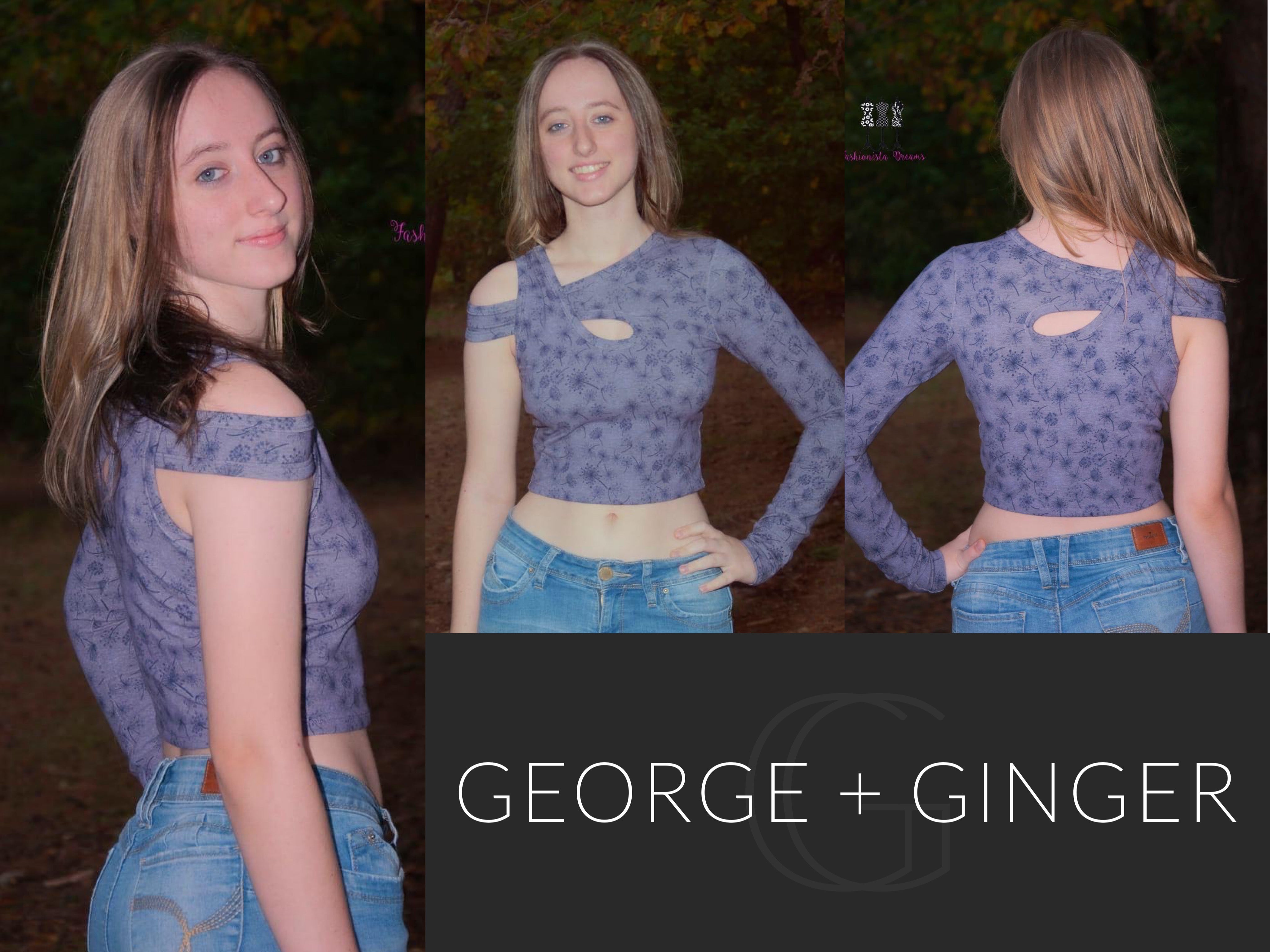 The Crossover Top PDF Sewing Pattern – George And Ginger Patterns
