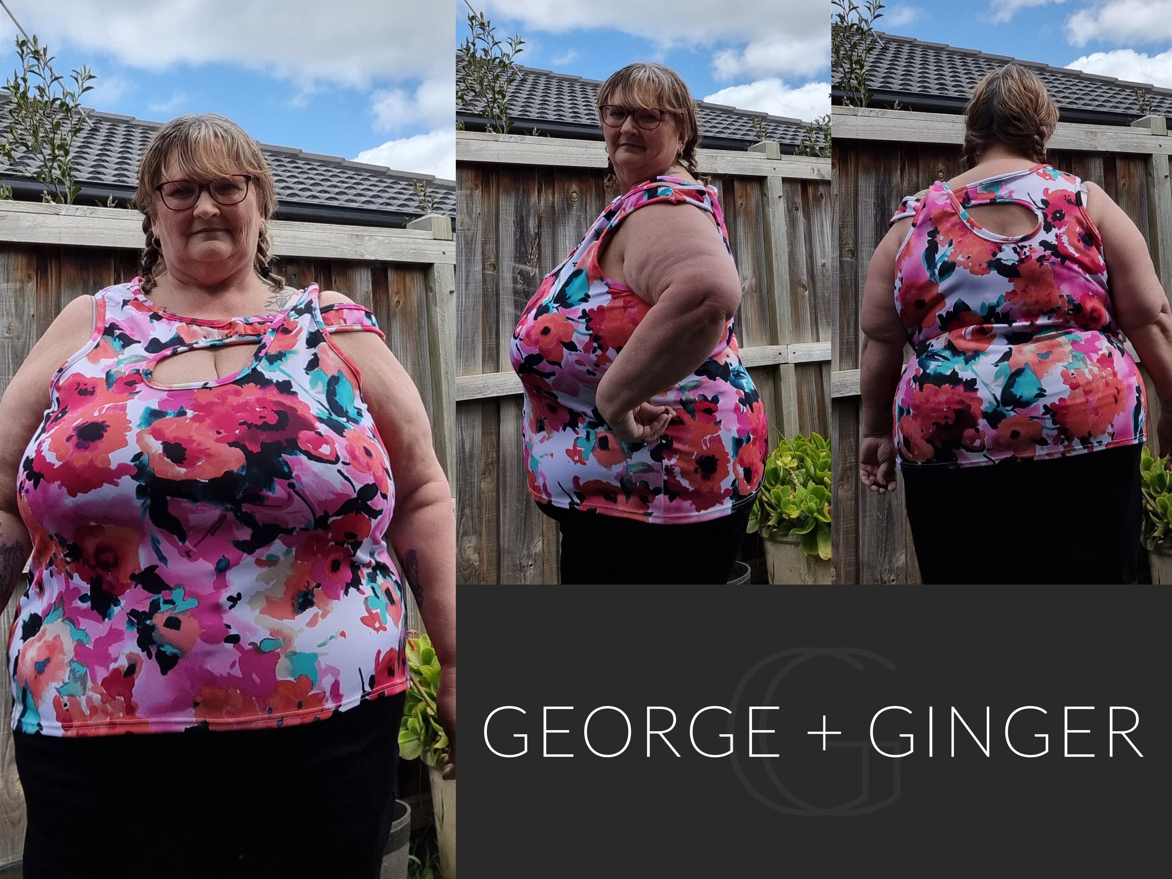 The Crossover Top PDF Sewing Pattern – George And Ginger Patterns