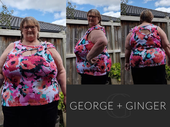 The Crossover Top PDF Sewing Pattern – George And Ginger Patterns