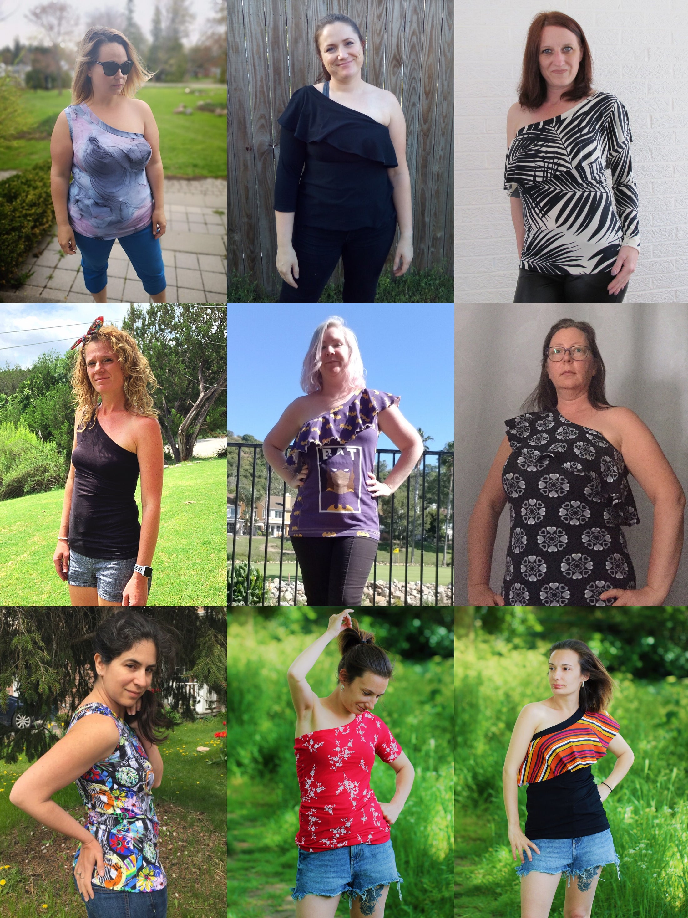 The Edgy Top PDF Sewing Pattern – George And Ginger Patterns