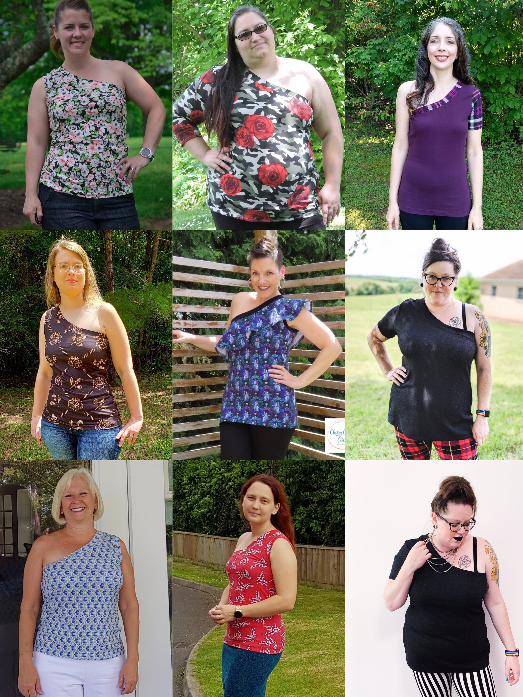 The Edgy Top PDF Sewing Pattern – George And Ginger Patterns