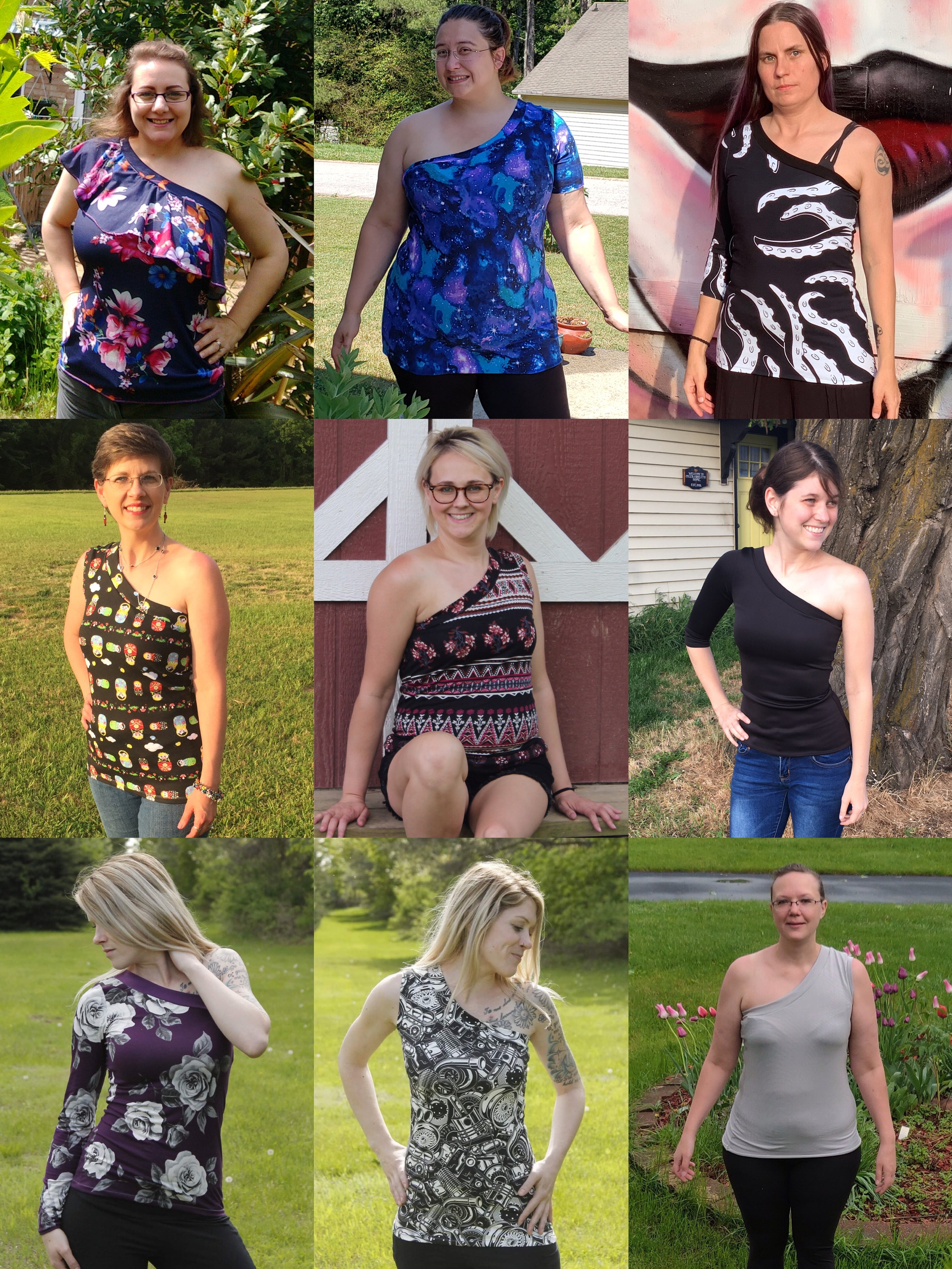 The Edgy Top PDF Sewing Pattern – George And Ginger Patterns