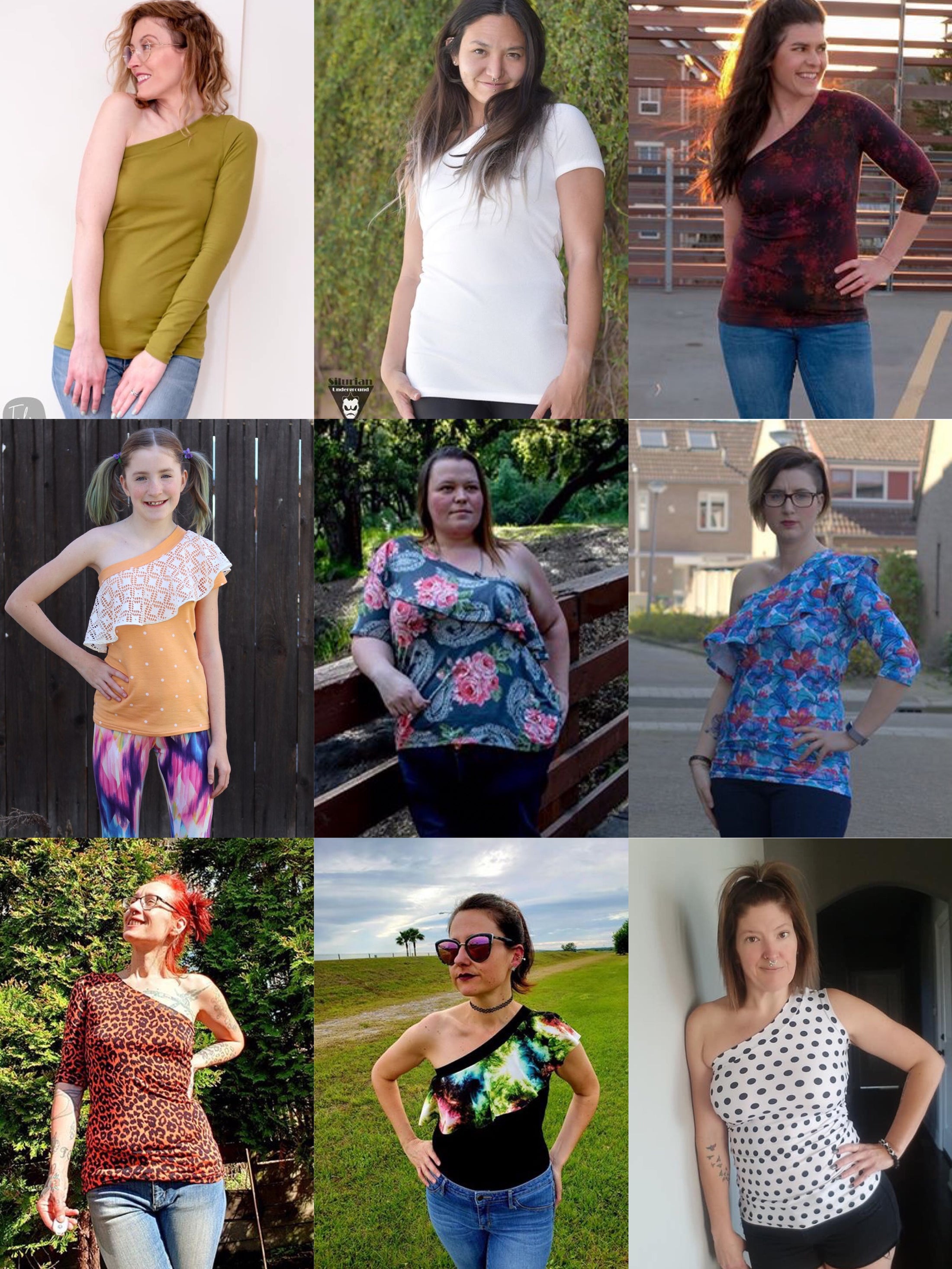 The Edgy Top PDF Sewing Pattern – George And Ginger Patterns