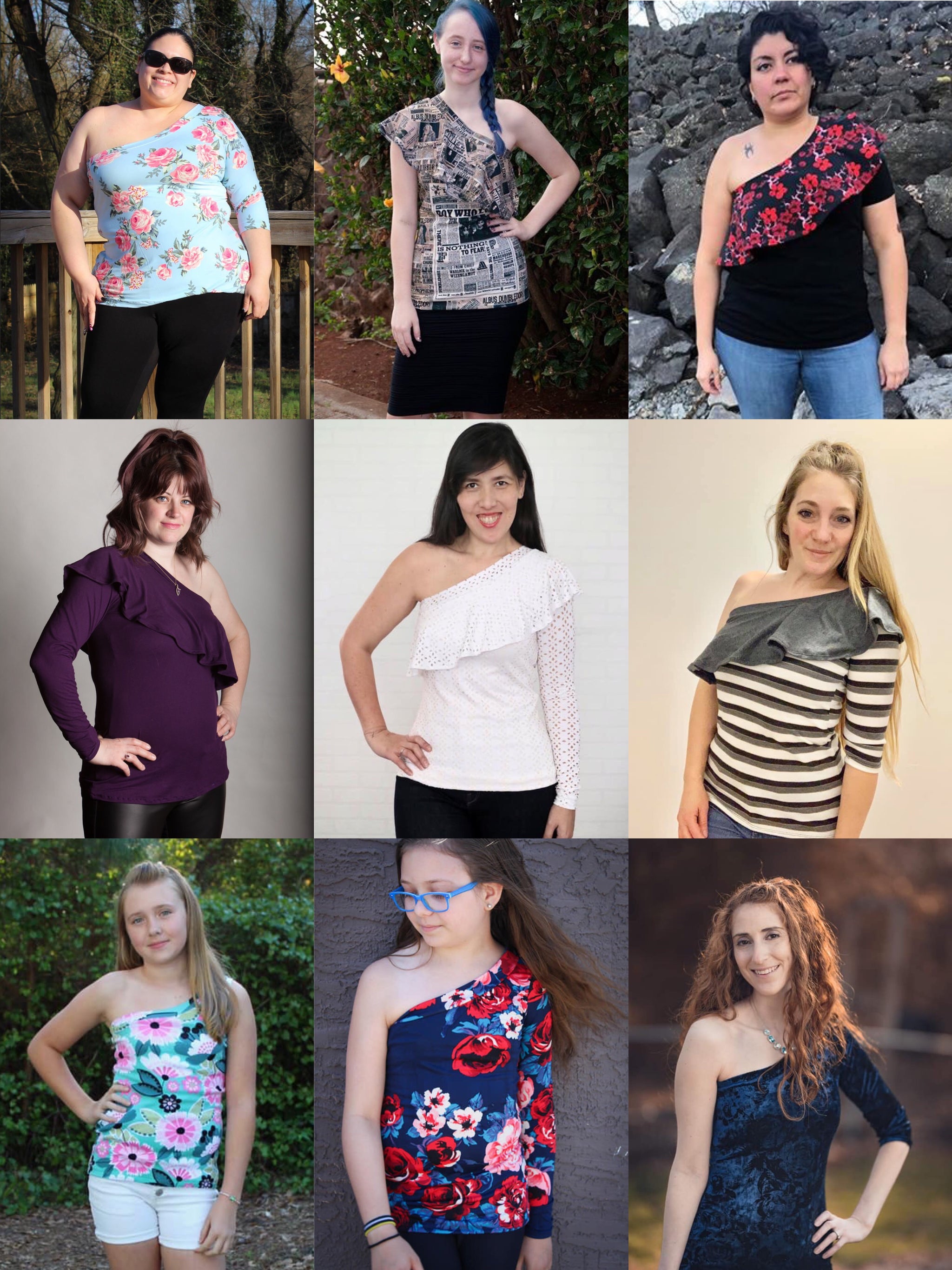 The Edgy Top PDF Sewing Pattern – George And Ginger Patterns