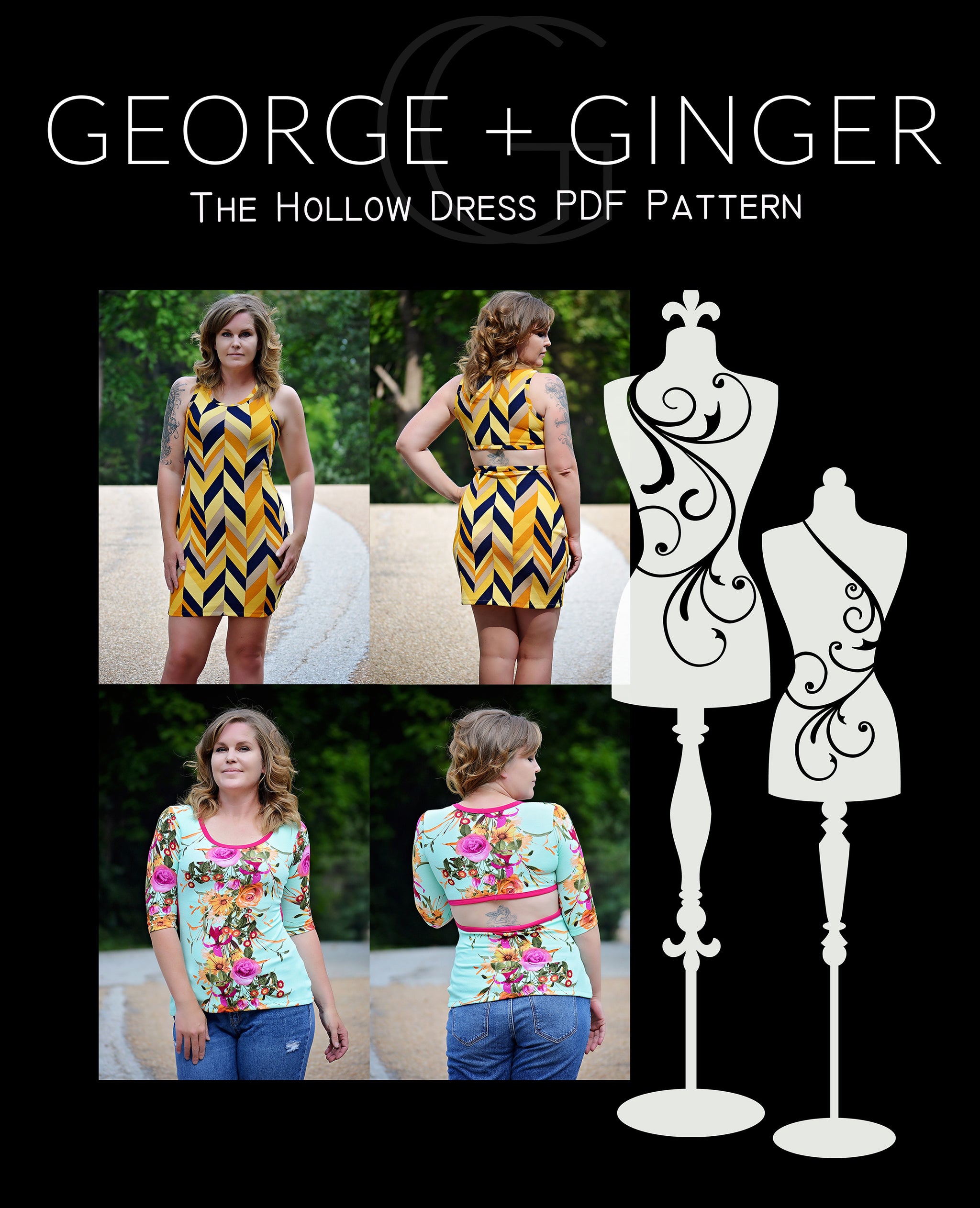 The Hollow Dress PDF Sewing Pattern – George And Ginger Patterns