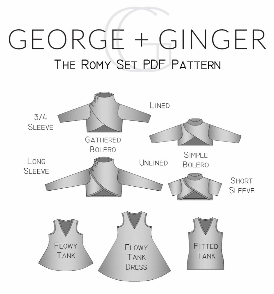 Intermediate Top Patterns – George And Ginger Patterns